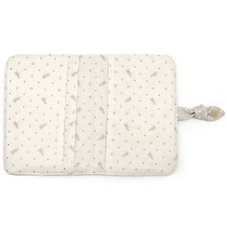 Protège carnet de santé knot liberty ivory powder ecru - Babyshower