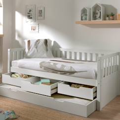 Lit Enfant Avec Tiroir | Gain De Place | Fille & Garçon | Vertbaudet