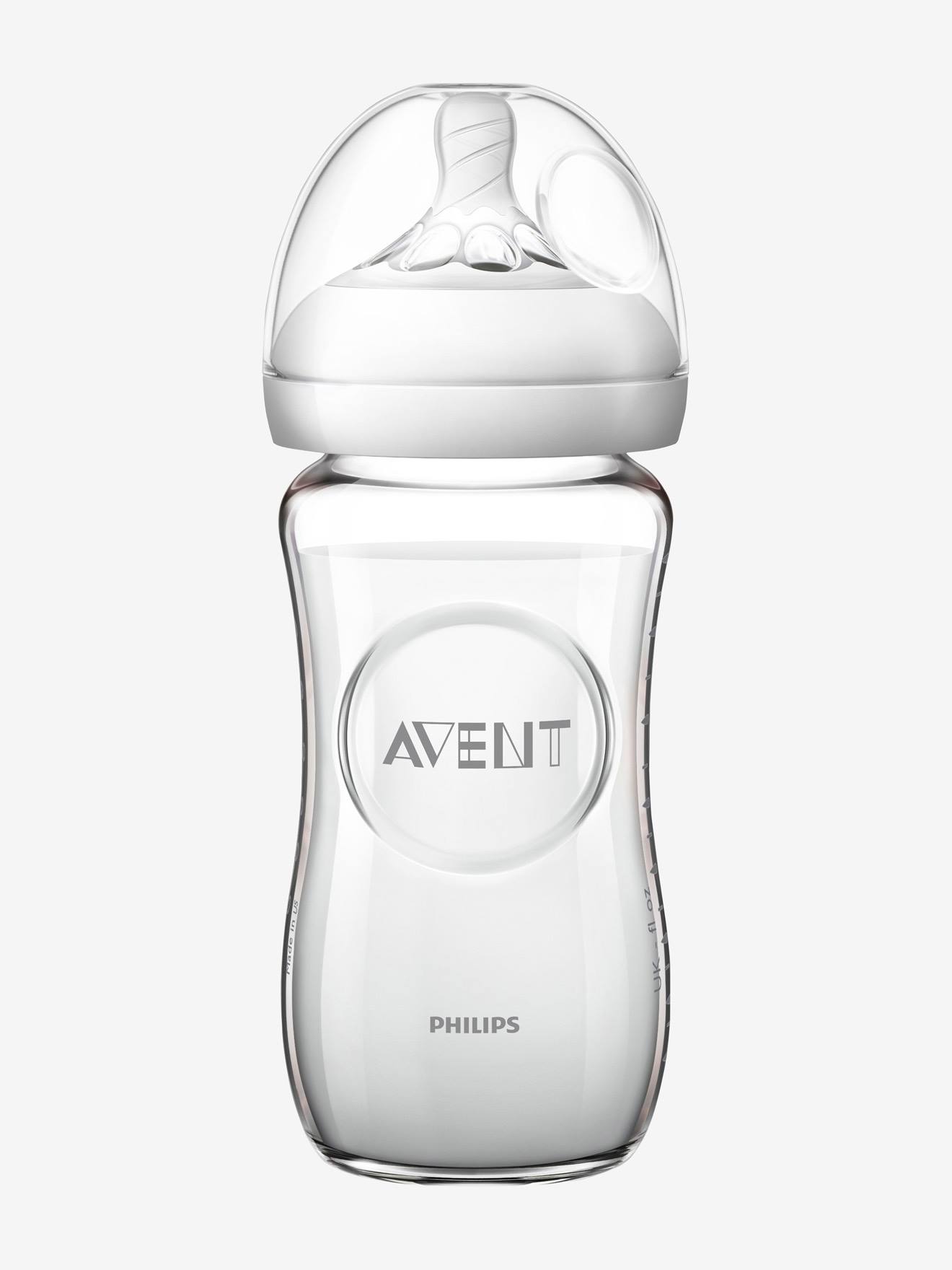 Biberon bébé verre et plastique - tétines et accessoires - vertbaudet
